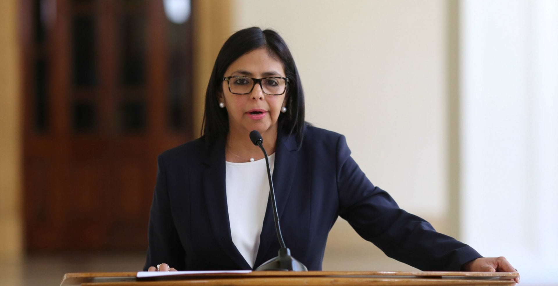 ¿Por qué pudo la vicepresidenta de Venezuela, Delcy Rodríguez ...