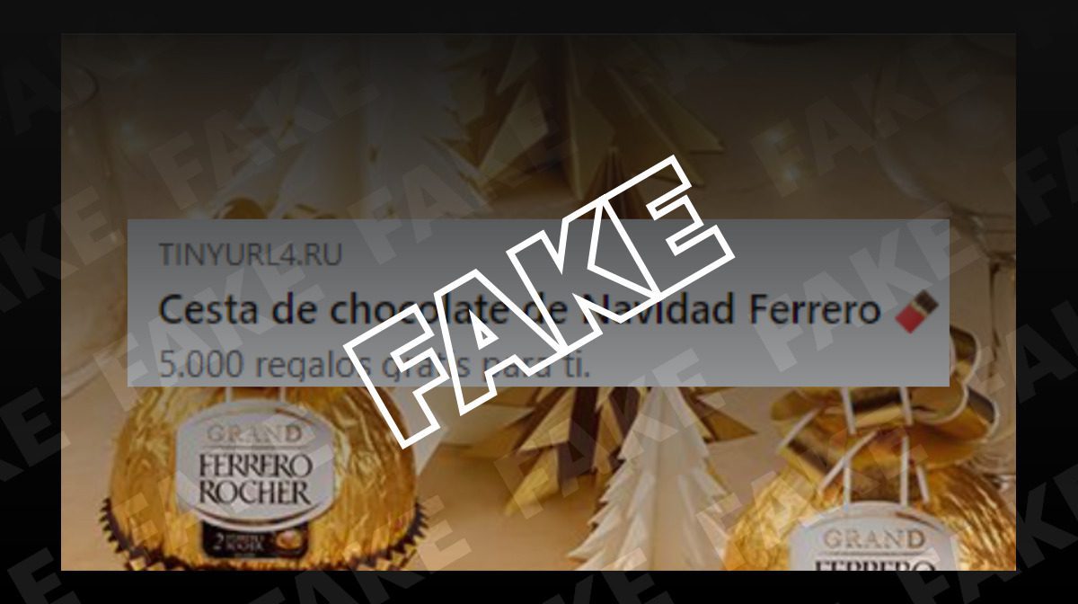 El bulo de Ferrero Rocher y el regalo de 5.000 cestas por Navidad