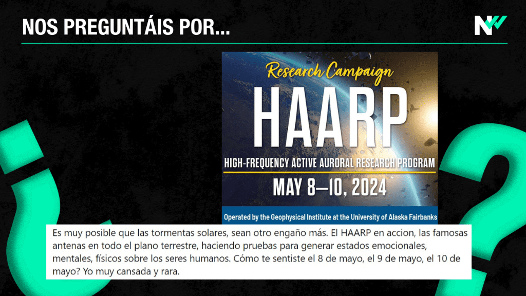 El proyecto HAARP no provocó las recientes auroras boreales