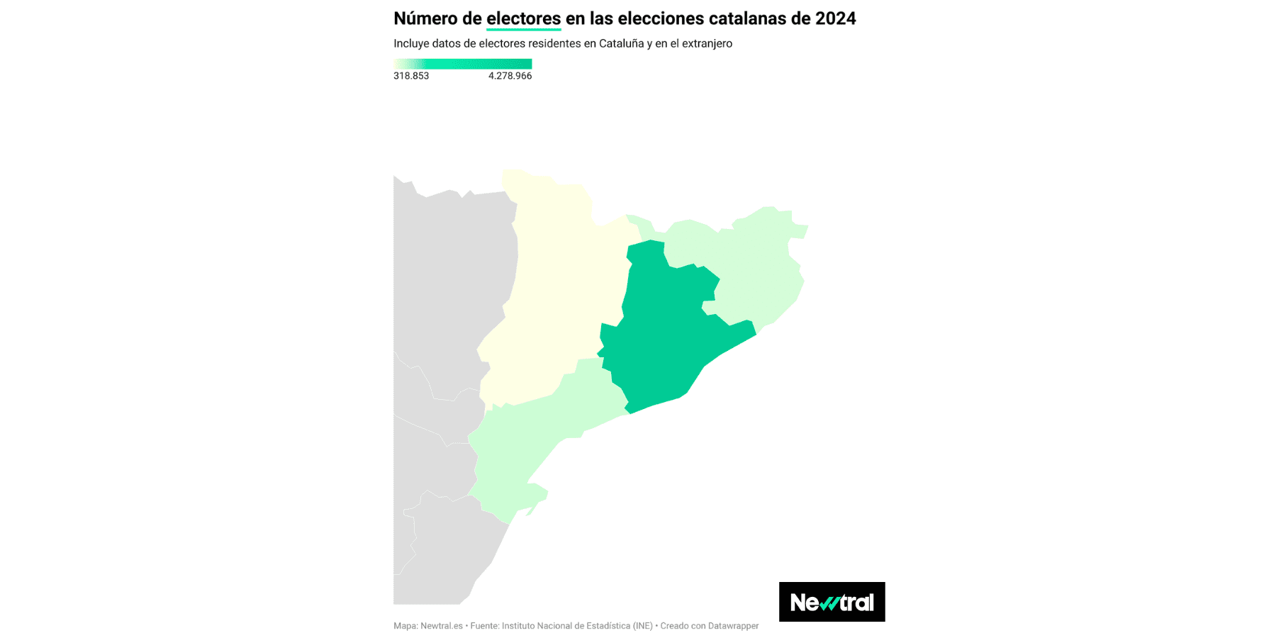 Así son los 5,7 millones de electores de las elecciones catalanas