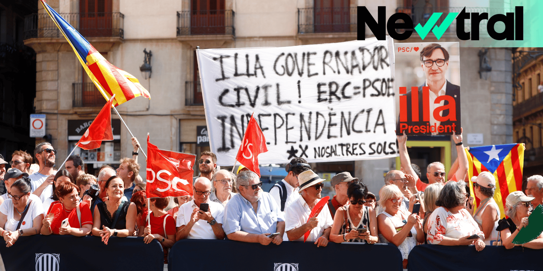 En directo la investidura de Illa como presidente de Cataluña