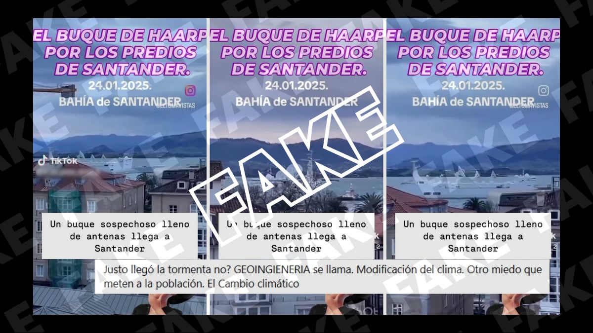 Este barco con antenas en Santander no es del proyecto HAARP