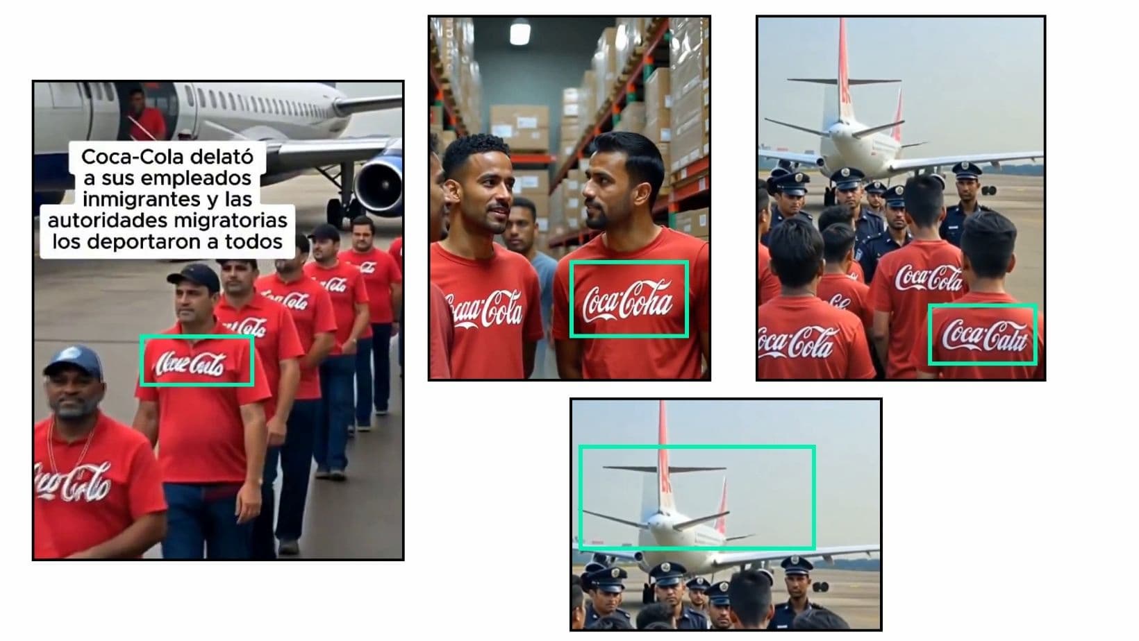 Vídeo no muestra a trabajadores de Coca-Cola siendo deportados