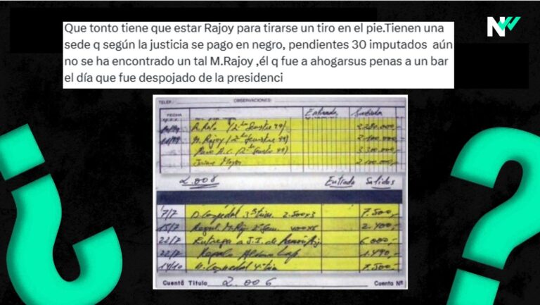 El origen de la mención ‘M.Rajoy’ en los papeles de Bárcenas