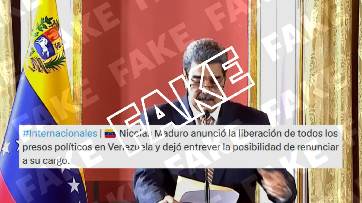 Maduro no anunció su renuncia ni la liberación de presos políticos